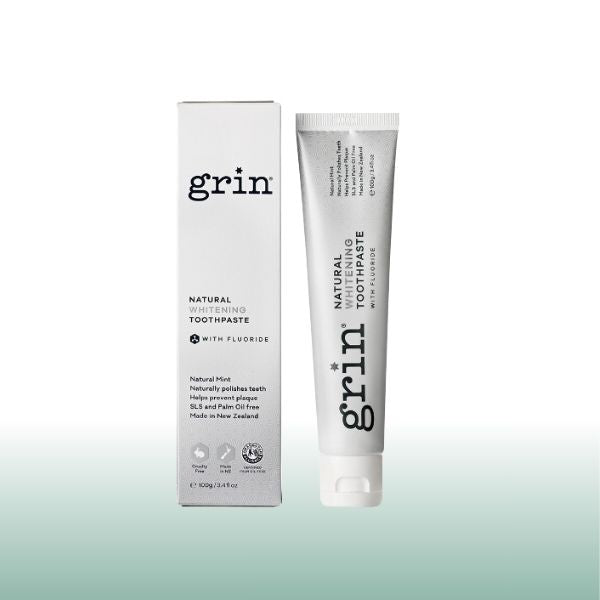 Grin Natural Whitening Toothpaste with Fluoride 100g – VAPE POINT