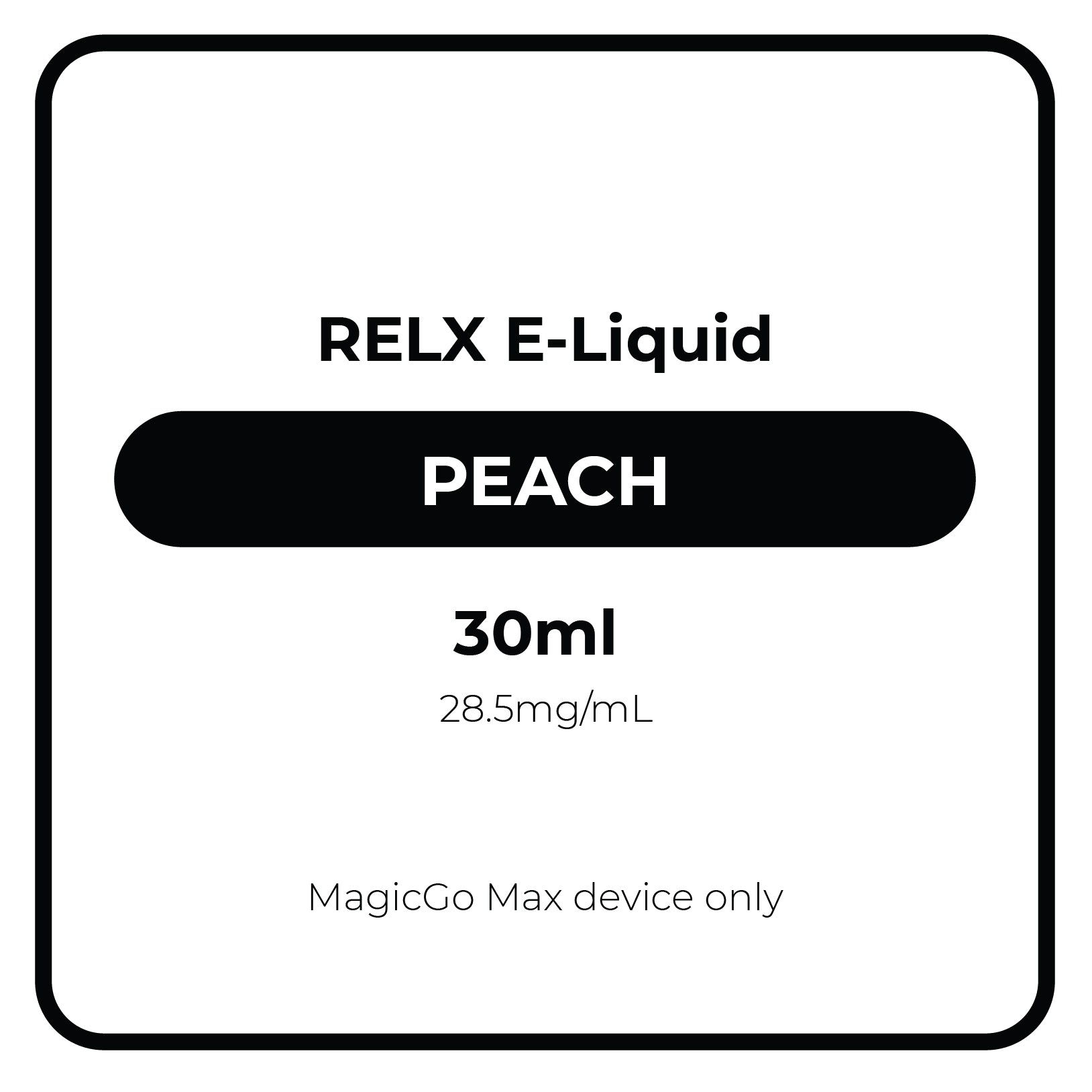 RELX E-Liquid Peach 28.5mg/mL – VAPE POINT
